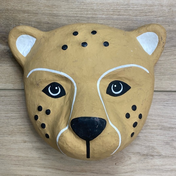 Pottery Barn Kids | Art | West Elm X Pbk Paper Mache Cheetah Mask Wall ...